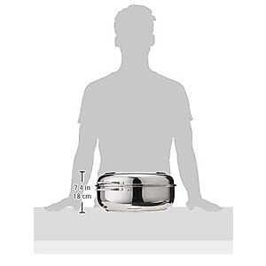 WMF Stainless Steel Deep Oval Roasting Pan, 16-1/4-Inch