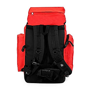 Everest Hiking Pack, Red, One Size
