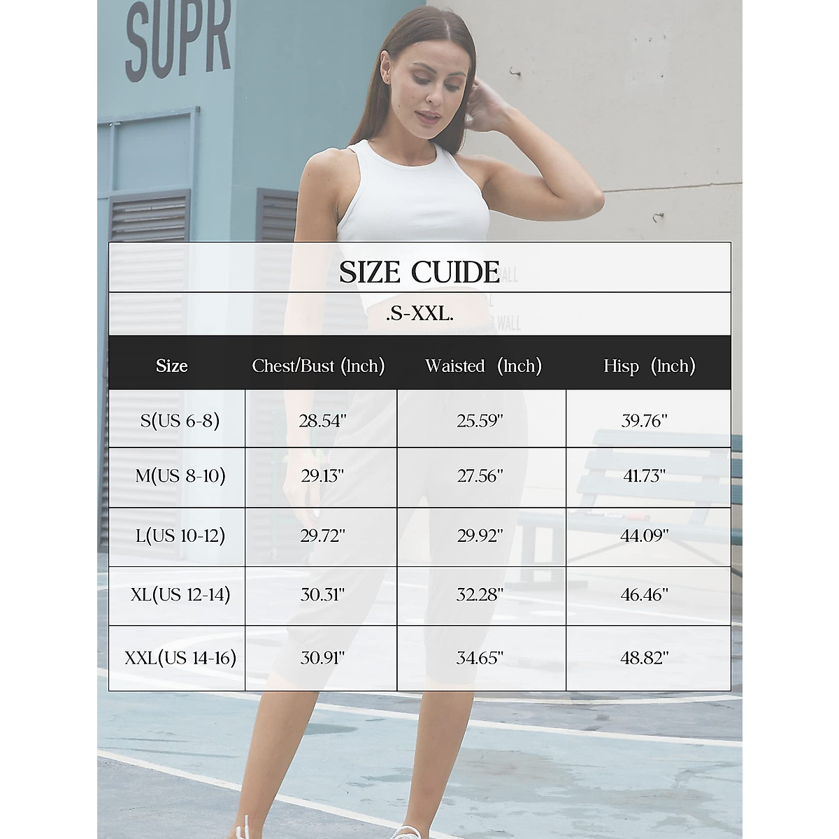 Syhood 2 Pack Women Capri Sweatpants Women's Drawstring Capris Casual Cropped Jogger Pants with Pockets (Black, Burgundy, XX-Large)