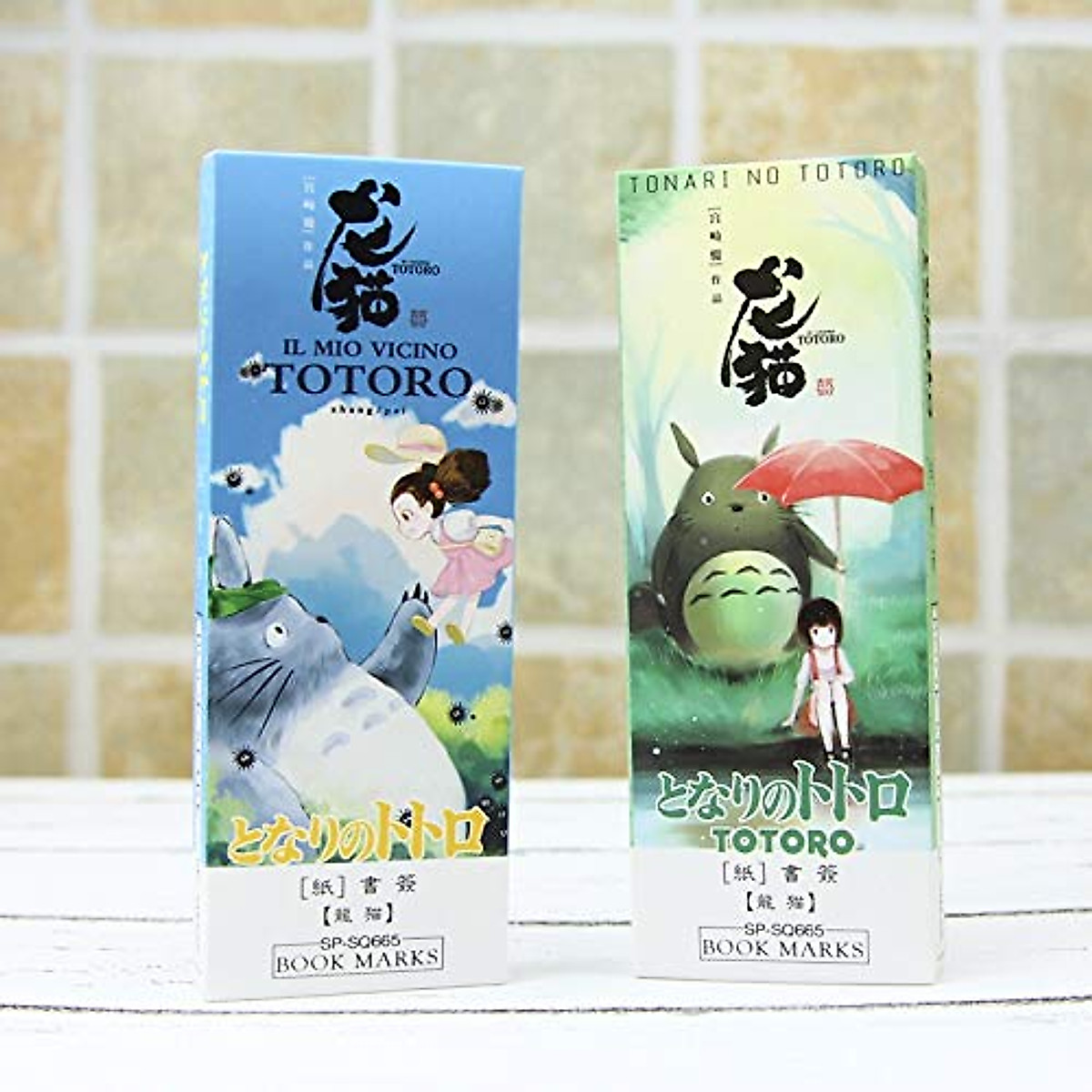 DFSM 32pcs Cartoon Totoro Bookmark Set Anime Paper Page Holder Memo Card Stationery Office School Supplies de livro EC392