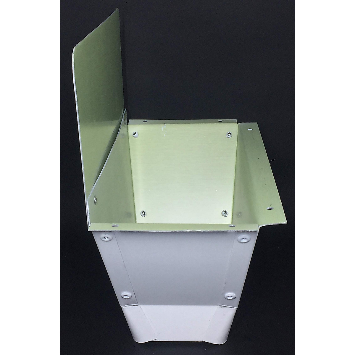 Wide Mouth Gutter to Downspout Funnel for 3x4 Downpipe (6 inch K Style Gutter, 3x4 inch downpipe)