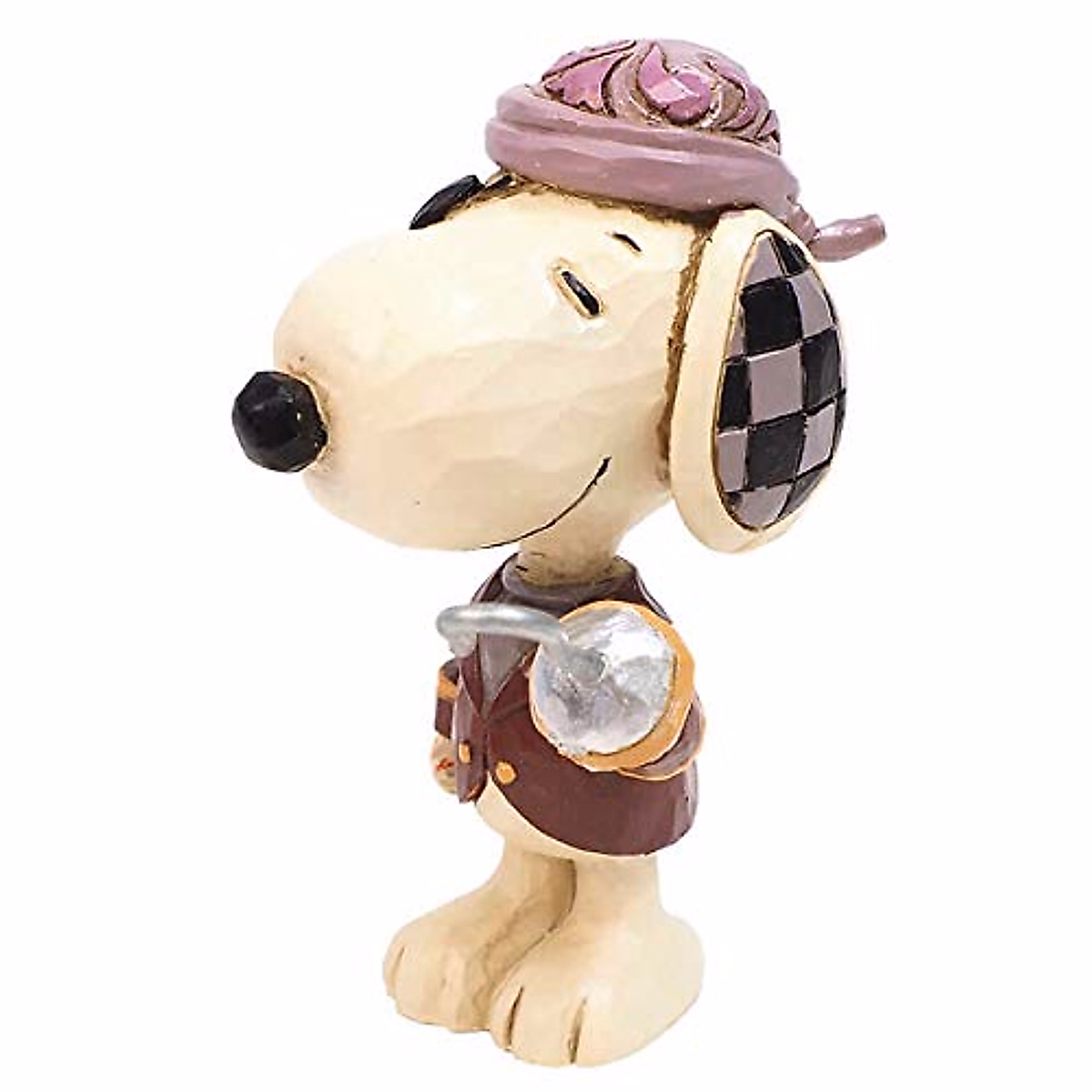 Enesco Jim Shore Peanuts Halloween Snoopy Pirate Miniature Figurine, Multicolor