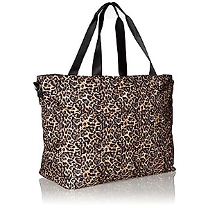 Baggallini womens Extra-large Extra Large Carryall Tote, Wild Cheetah, Brown US