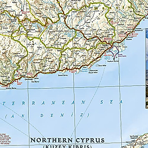 Türkiye (Turkey): Mediterranean Coast Map (National Geographic Adventure Map, 3019)
