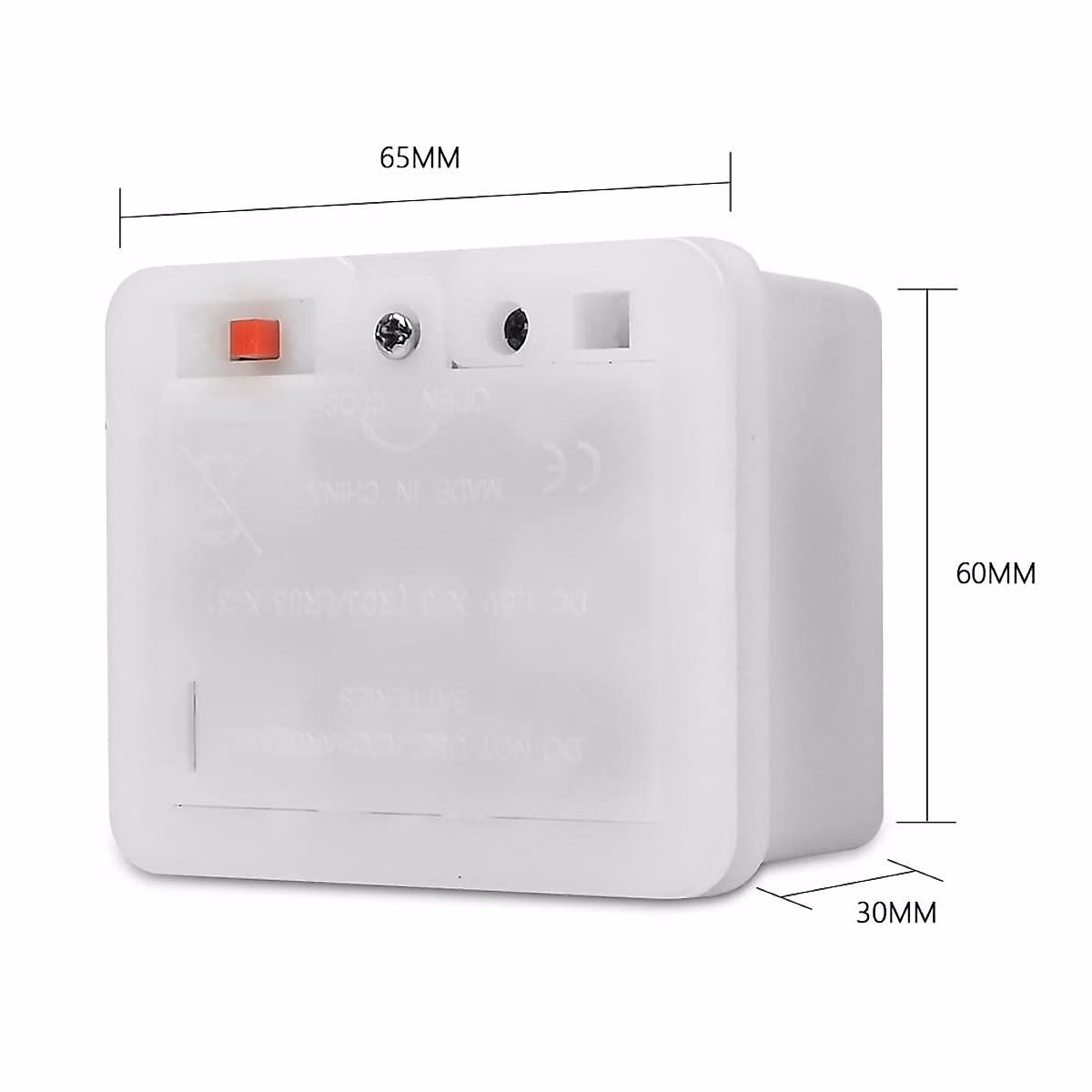 OILK DIY Halloween Sound Sensor, Scream Speaker Horror Screaming Tricky Voice-Activated Props Scary Sound Speaker Sensor for Halloween Party Decoration