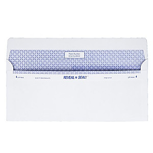 Quality Park #9 Security Envelopes, Double Window, Tamper Evident, Invoices/QuickBooks Statements, 3-7/8" x 8-7/8", 24 lb White, 500/Box (QUA67529)