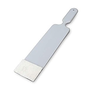 EHDIS Long-Handled Squeegee Water Scraper Auto Window Film Tinting Tool Scrubber Sure Clean with Felt Car Window Vinyl Wrap Sheet Squeegee 3x10.3 Inch with Scrub Pad