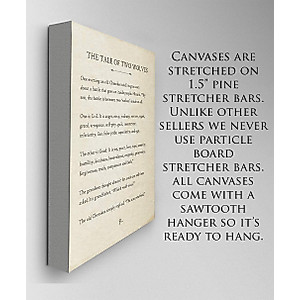 The Tale of Two Wolves Cherokee Poster - Canvas or Poster Native American Book Page Print - Great Motivational and Inspirational Gift for Home and Office Native American Decor for Home