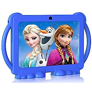 NORTH BISON Kids Tablet, 7 inch Android 11.0 Tablet for Kids, 3GB 32GB Toddler Tablet with Bluetooth, WiFi, GMS, Parental Control, Dual Camera, Shockproof Case, Educational, Games Dark Blue