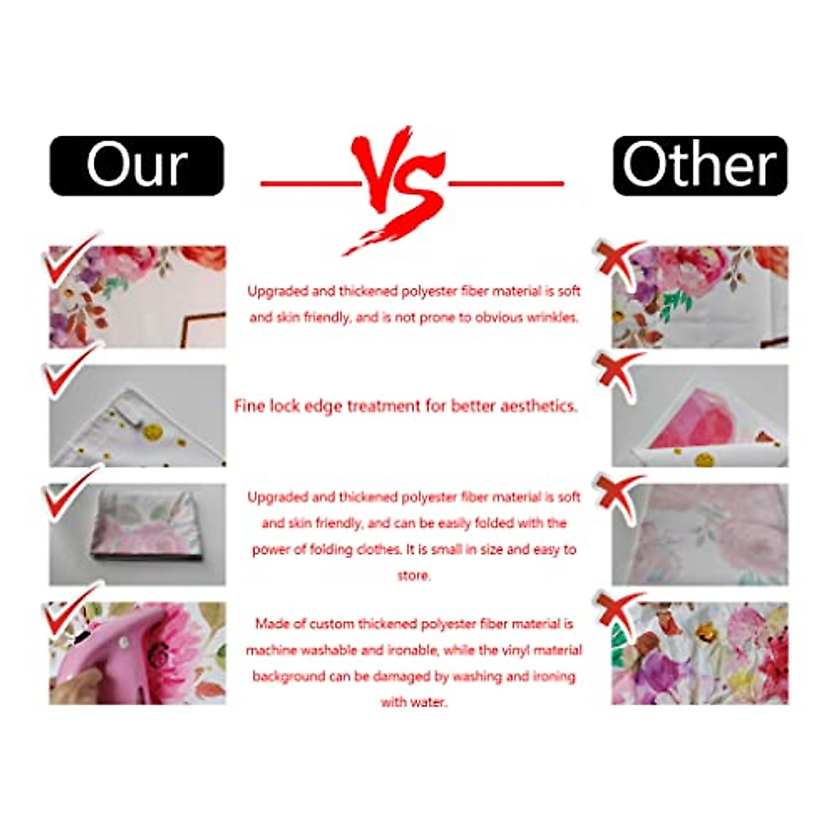 Just Married Backdrop 8x6ft Polyester She Said Yes Engagement Reception Backdrop Geometric Pink Flowers Engagement Party Reception Decorations Backdrop Wedding Party Backdrop Decoration YL096