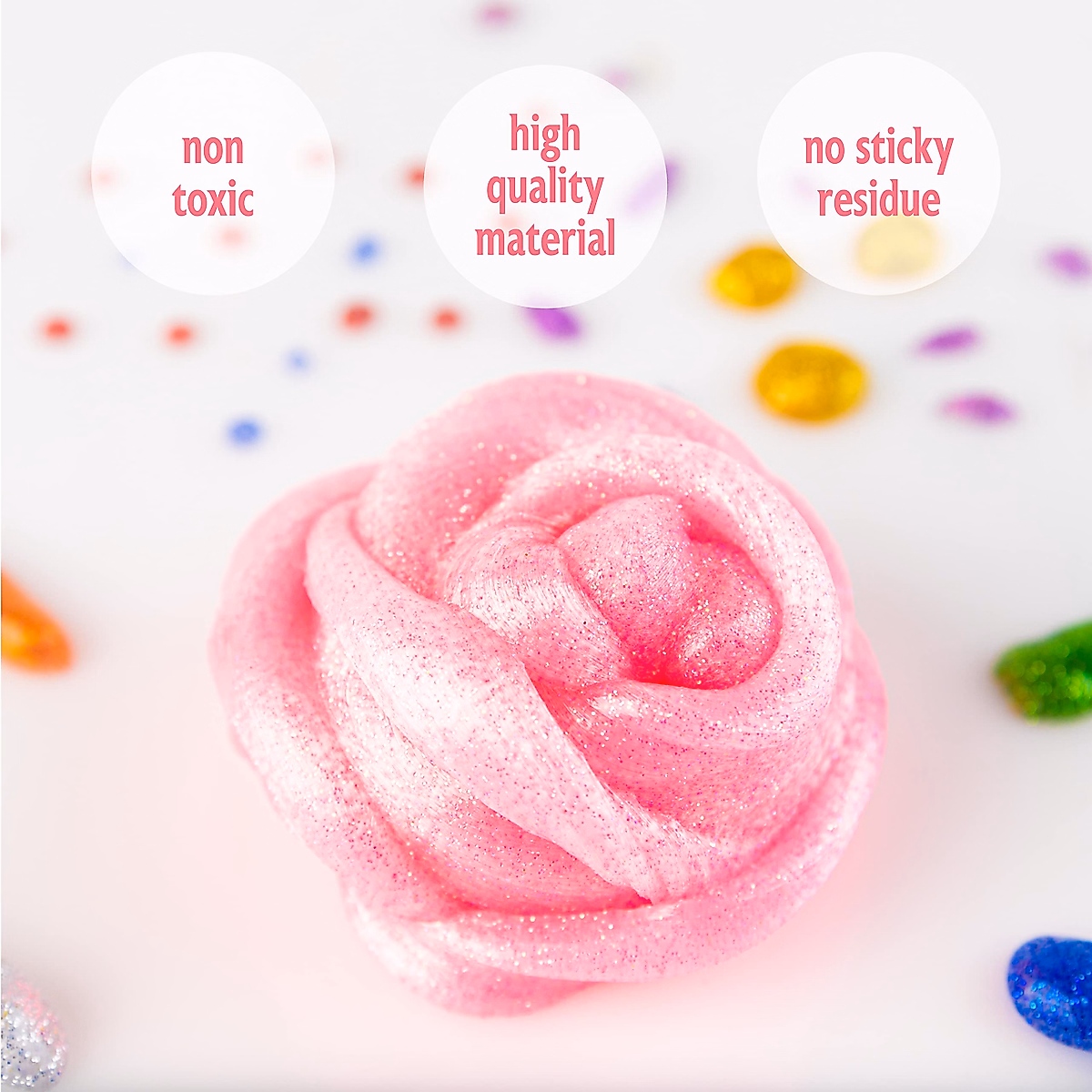 Goody Putty Pink Fidget Putty Toy Set Pink Party Favor for Girls