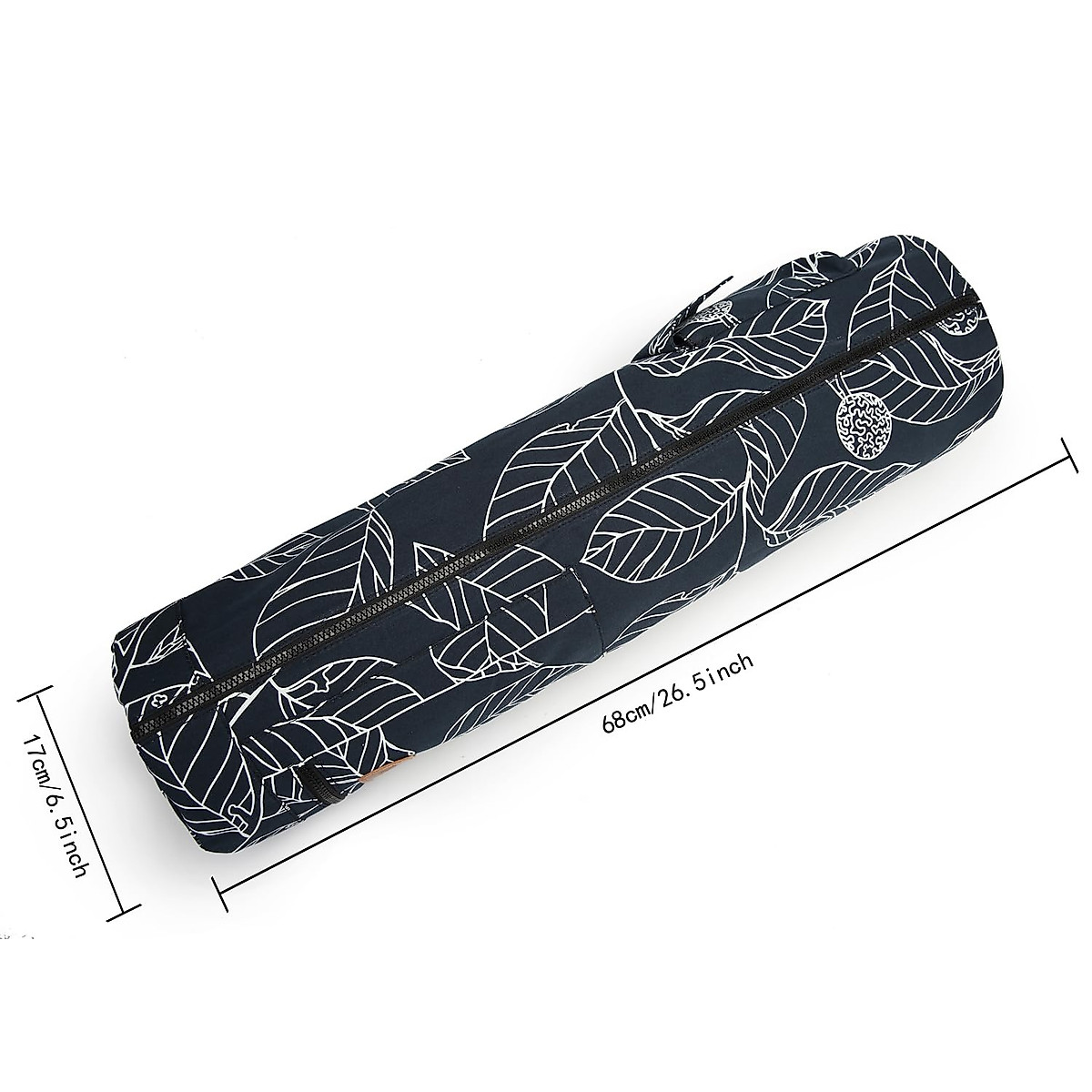 ELENTURE Yoga Mat Bag for Women & Men,Travel Gym Bag for 1/4" 1/3" Thick Exercise Yoga Mat, Full-Zip Yoga Mat Carrier Bag for Class workout Bachelorette with Pockets and Adjustable Strap