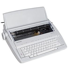 Electronic Typewriter by Brotther Model GX6750 with dust Cover and Extra Supplies. (Renewed)