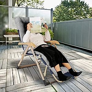 KOCASO 67x22in Chaise Lounger Cushion Patio Recliner Rocking Chair Sofa Mat Deck Chair Cushion