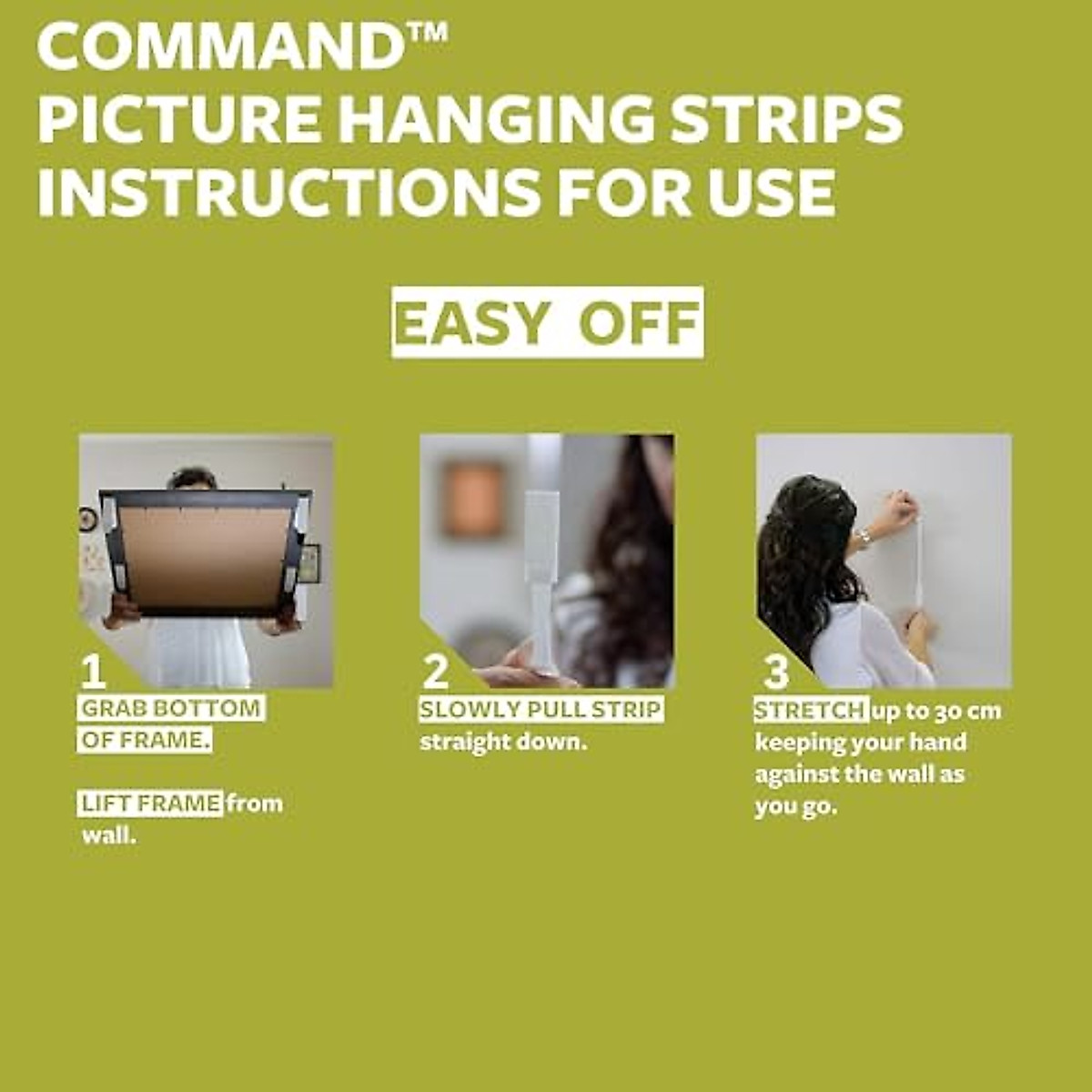 Command Medium and Large Picture Hanging Strips, Damage Free Hanging Picture Hangers, No Tools Wall Hanging Strips for Living Spaces, White, 4 Medium Pairs and 8 Large Pairs