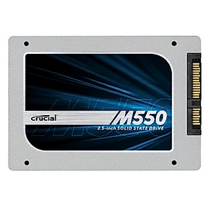 (OLD MODEL) Crucial M550 128GB SATA 2.5" 7mm (with 9.5mm adapter) Internal Solid State Drive - CT128M550SSD1