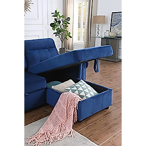 Lilola Home Ashton Sectional, Blue