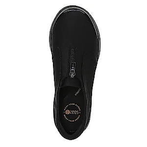 BZees Womens Florence Loafer, Black/Leopard, 7 US