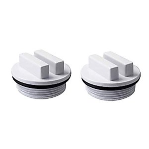 ATIE 1.5" Threaded Pool Spa Return Line Winterizing Plug & Pool Filter Drain Plug SP1022C with O-Ring for Winterizing Pools During Winter Season and for Most Hayward Pentair Pool Filters (2 Pack)