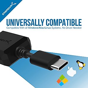 Sabrent 9 in 1 USB C HUB for Windows & Mac + USB Type-C External Stereo Sound Adapter