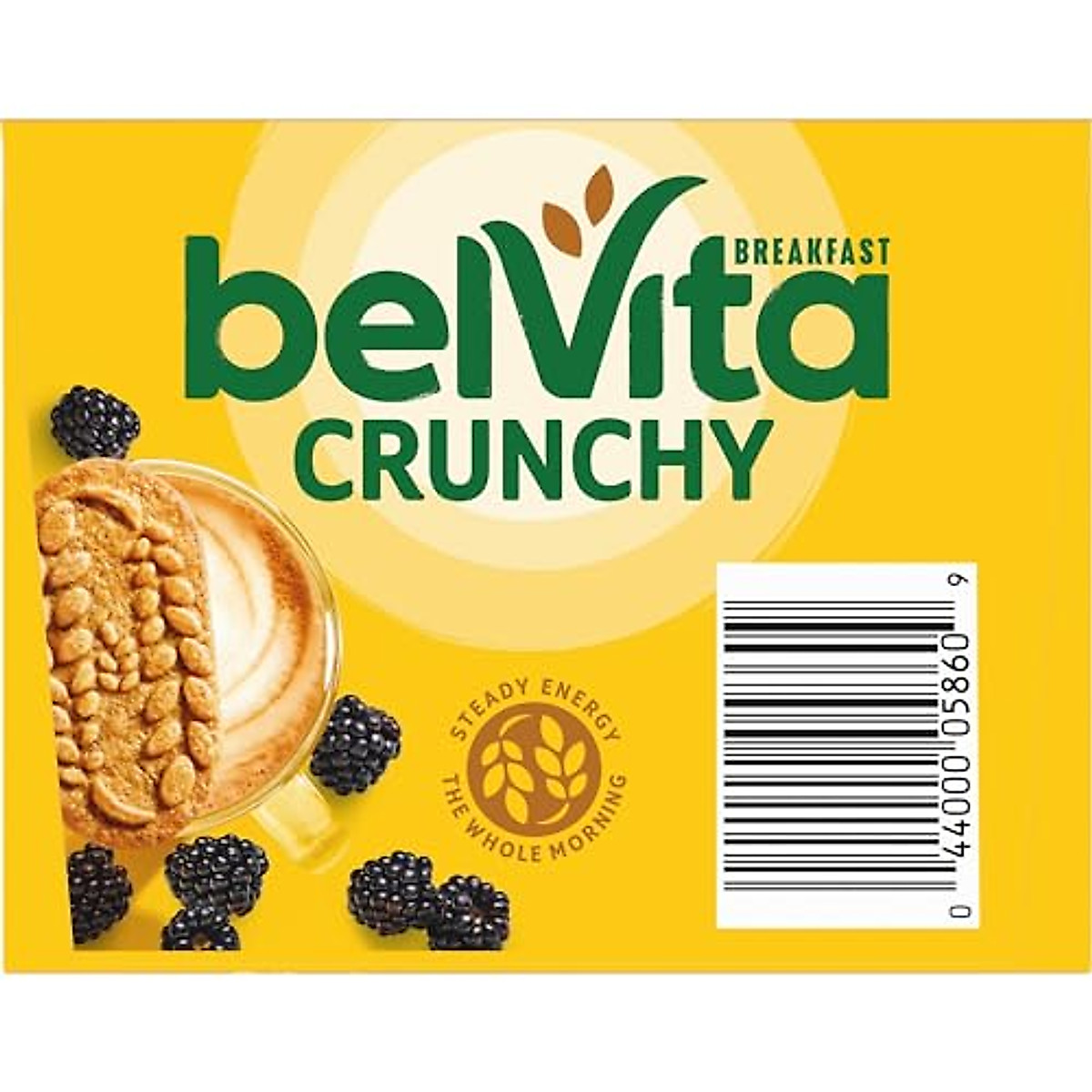 belVita Cinnamon Brown Sugar Breakfast Biscuits, Value Pack, 12 Packs (4 Biscuits Per Pack)