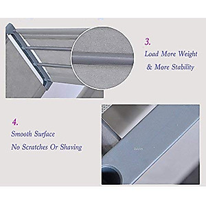 Hosmat 9-Cube DIY Children's Bookcase 30 inch Adjustable Bookshelf Organizer Shelves Unit, Folding Storage Shelves Unit