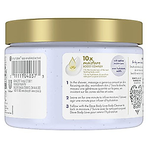 Dove Body Love Body Polish Night Recovery 3 Count for Dry, Worn-Down Skin, Body Scrub with Retinol and Botanical Oils for Silky, Smooth Skin 12 oz