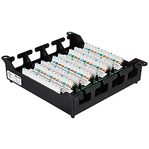 Leviton 476TM-624 EB 24PORT CAT6 PATCH PANEL TWIST MNT