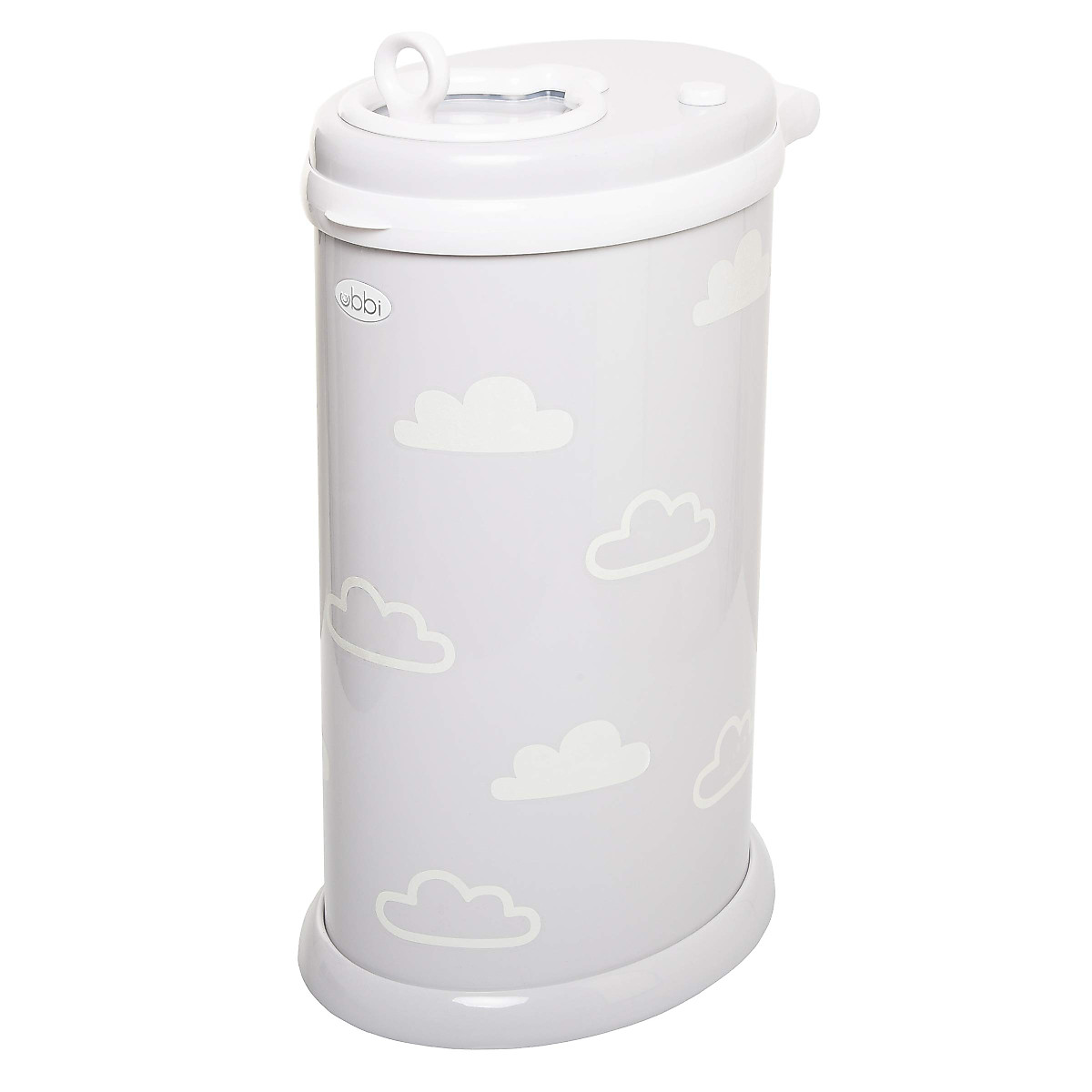 Ubbi Glow-in-The-Dark Cloud Peel and Stick Decal Stickers, Decorative Sticker for Diaper Pail or Baby Nursery