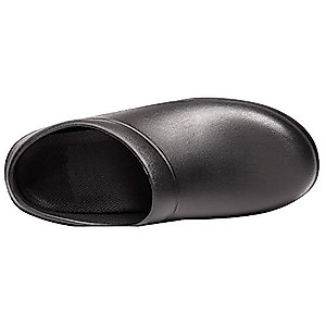 Men and Women's Oil Water Resistant Nursing Chef Shoes Non-Slip Safety Working Shoes for Kitchen Garden Bathroom(7.5 Men/8.5 Women/9.84″,40 Black)