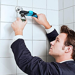 DURATECH 8-Inch Heavy Duty Pipe Wrench, Adjustable Plumbing Wrench, Malleable Cast Iron Handle, Exceed GGG standard