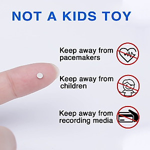 TRYMAG Magnets, 3x1 300Pcs Tiny Magnets Mini Magnets Small Round Disc Office Magnets for Fridge, Whiteboard, Billboard, Hobbies, Dry Erase Board