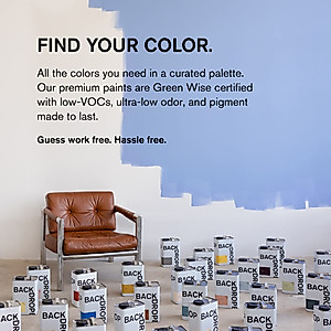 BACKDROP | Premium Interior Paint | Standard Semi Matte, Low Sheen Finish | Self-Priming, Low VOC, Green Wise Certified | BARBIE™ DREAMHOUSE™ PINK – Barbie™ Pink | 0.5 Gallon