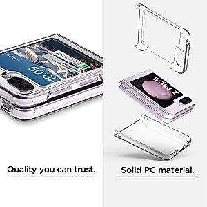 AICase for Samsung Galaxy Z Flip 5 Case Clear, [Anti-Yellow] Ultra-thin Slim Fit Transparent Hard PC Phone Case for Samsung Flip 5 5G