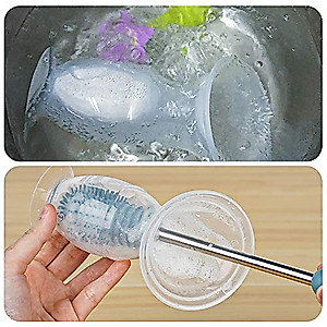 haakaa Manual Breast Pump Hand Pump Milk Pump Breast Milk Collector with Suction Base and Flower Stopper 100% Food Grade Silicone BPA Free (4oz/100ml) (Purple)