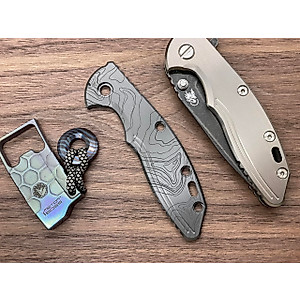 TOPO engraved Black Zirconium scale for XM-18 3.5 HINDERER