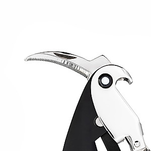 Alessi Parrot Sommelier Design Corkscrew, Black