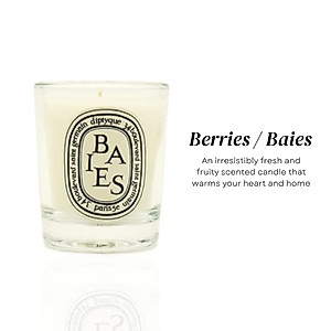 Diptyque Set of 5 35g Small Scented Candles Limited Edition Holiday Gift Set:: Baies / Berries, Roses, Figuier / Fig Tree, Ambre / Amber and Tubéreuse / Tuberose