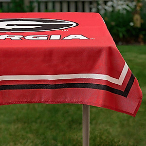 College Flags & Banners Co. Georgia Bulldogs Logo Tablecloth or Table Overlay