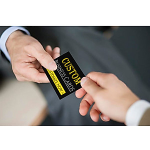 Custom Business Cards Personalized Business Cards for Small Business 300gsm Matte Paper Front & Back Sides Printed 3.5" x 2" - Custom Business Cards