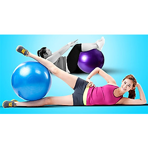 AINAAN Premium Extra Thick Yoga Ball， Anti-Burst - Slip Resistant!-Pink