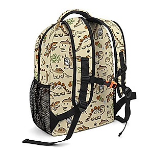 Aicihert Custom Cute Dinosaur Paw Backpack Personalized Name Text Backpack Daypacks Customized BookBags School Bag for Student Boys Girls