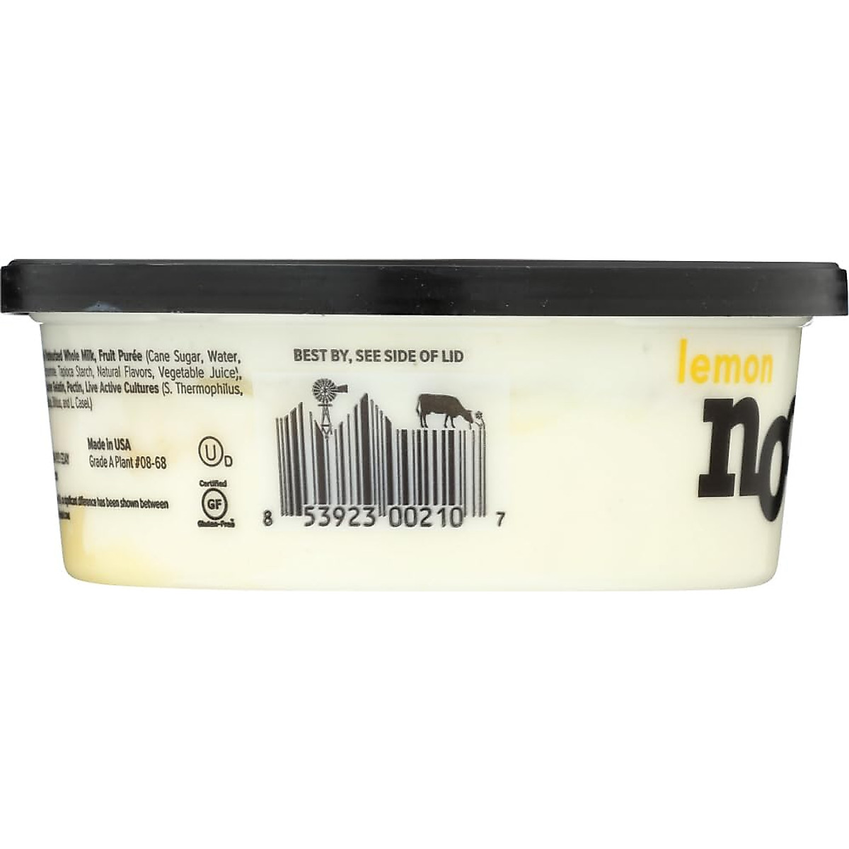 Noosa Lemon Yoghurt, 8 Ounce -- 12 per case.