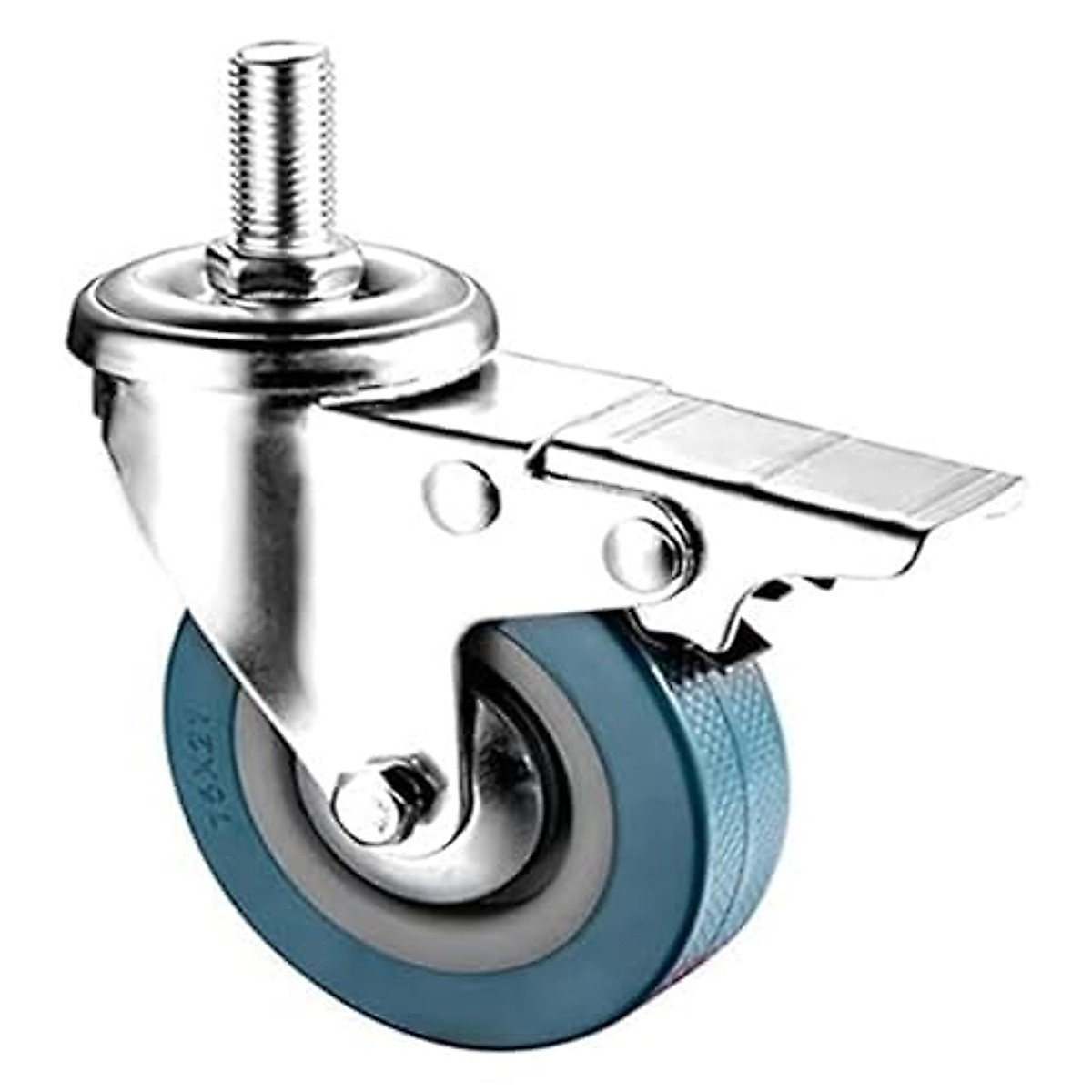 Casters Swivel casters Heavy Duty 4 Pack 75mm Swivel Castor with Brake Trolley Casters Wheels for Furniture Swivel Caster Rollers casters Workbench