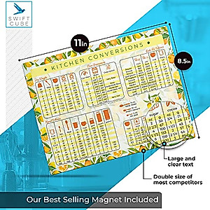 Blank Recipe Book to Write in Your Own Recipes with Kitchen Conversion Chart Magnet, Store 240 Recipes in This 30 Ring Binder with 8 Dividers