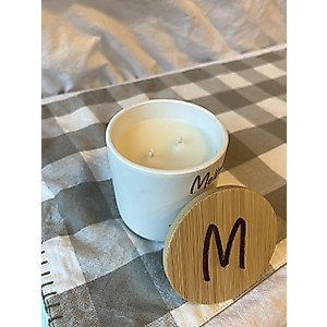 Melteeys Cafe Mocha 10 Oz Candle in Ceramic Jar - Luxury Hand-Poured Candle - Custom Wax Blend with Coconut, Beeswax, and Soy - Parafin Free - Made with love in small batches