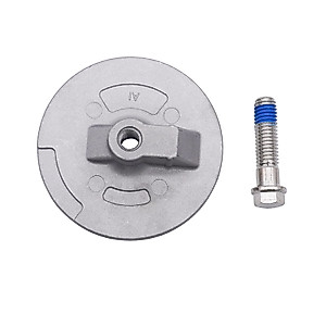 Aluminum Anode Plate Kit 76214Q5 97-76214Q5 Compatible with Mercury/Mariner 35 hp-300 hp outboards,Force 90 and 100 hp outboards