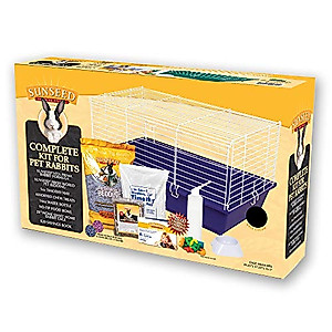 Ware Manufacturing Home Sweet Home Sunseed Rabbit Cage Starter Kit