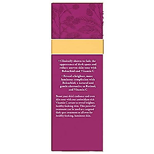 Burt's Bees Renewal Dark Spot Corrector with Bakuchiol Natural Retinol Alternative, 1 Oz (Package May Vary)