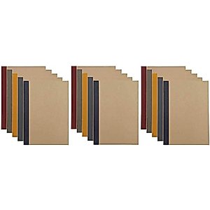 MUJI Planted tree Paper Note Book (Hard to bleedthrough) 15 set B5 · 30 sheets · 6mm ruled paper,5 colors from Japan 76316145